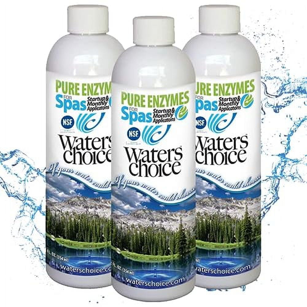 Waters Choice Pure Enzymes for Spas 3 Pack- All Natural Spa Water Care ...