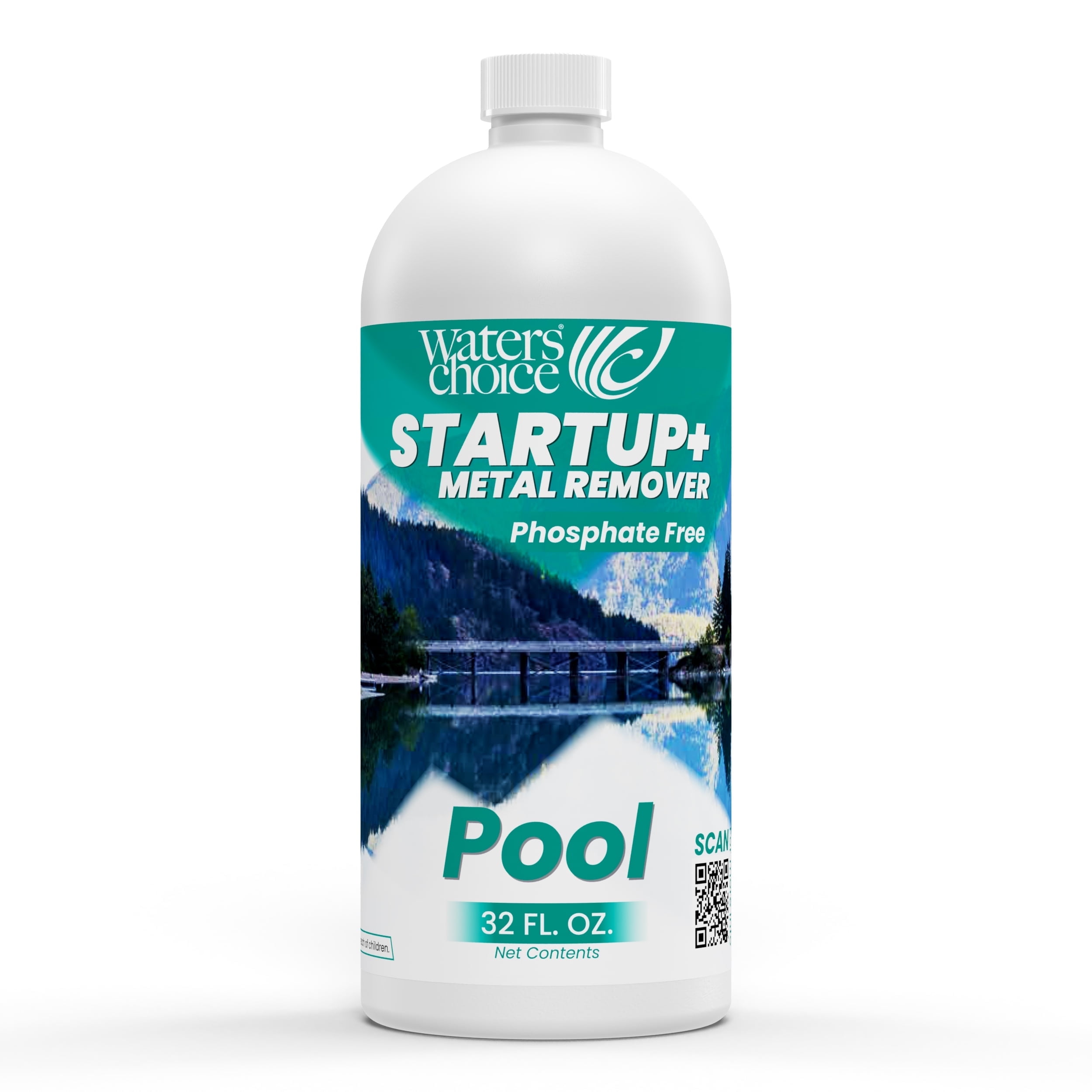 Waters Choice Startup+ Pool Metal Remover Phosphate Free - 1 Quart ...