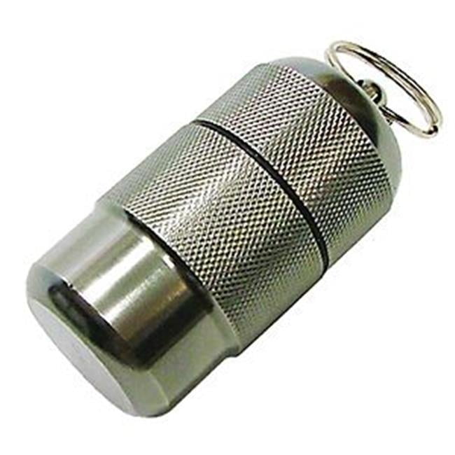 Watertight Metal Survivor Capsule Key Ring, Silver & Black - Walmart.com