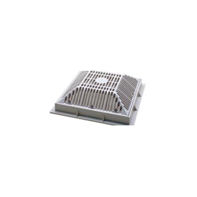 Waterway 10 in. Round Tru Flo Drain AV Cover & Frame - White - Walmart.com
