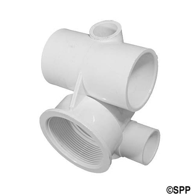 Waterway 211-5860 Jet Body Only Poly Jet 1 in. Slip Air X 1.50 in. Slip ...