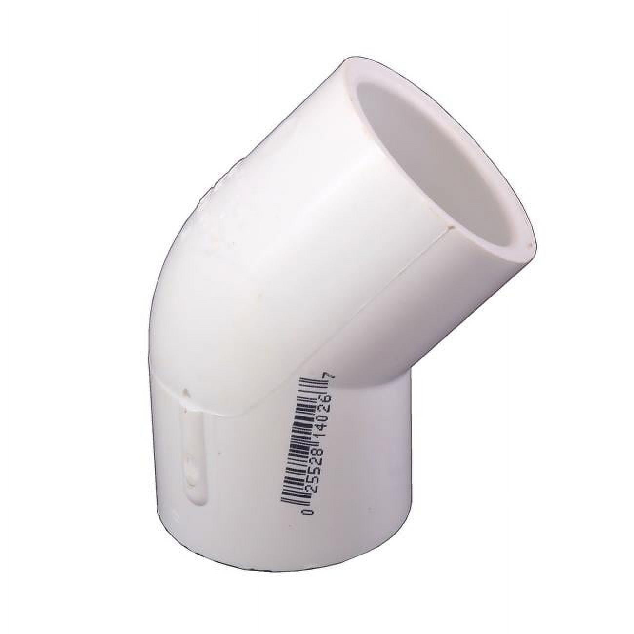 Waterway 417-010 1 in. Slip x 1 in. Slip 45 deg Ell PVC Fitting ...