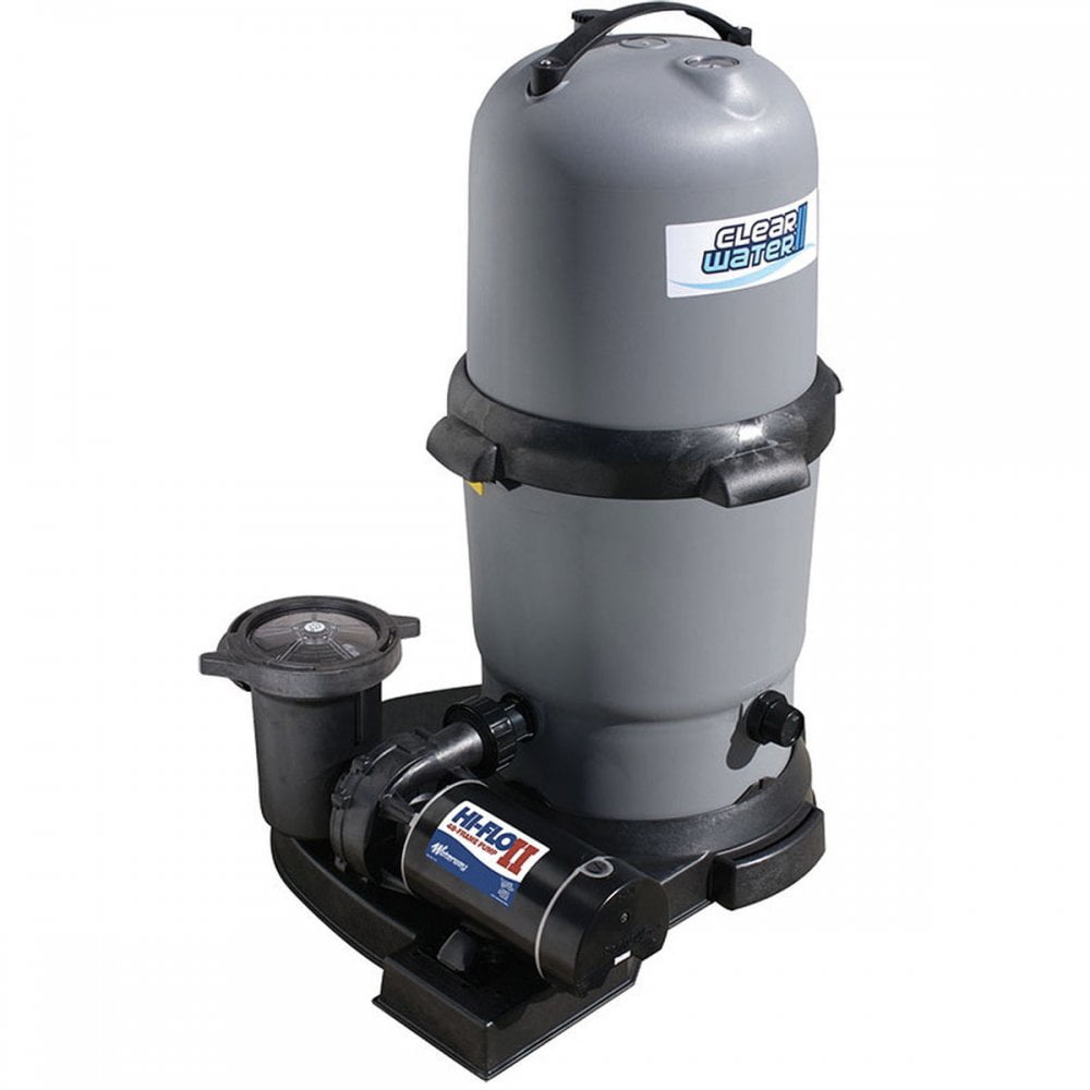 Clearwater II Cartridge Filter System, 75 Sq Ft, 3/4 Tph, Above-Ground ...