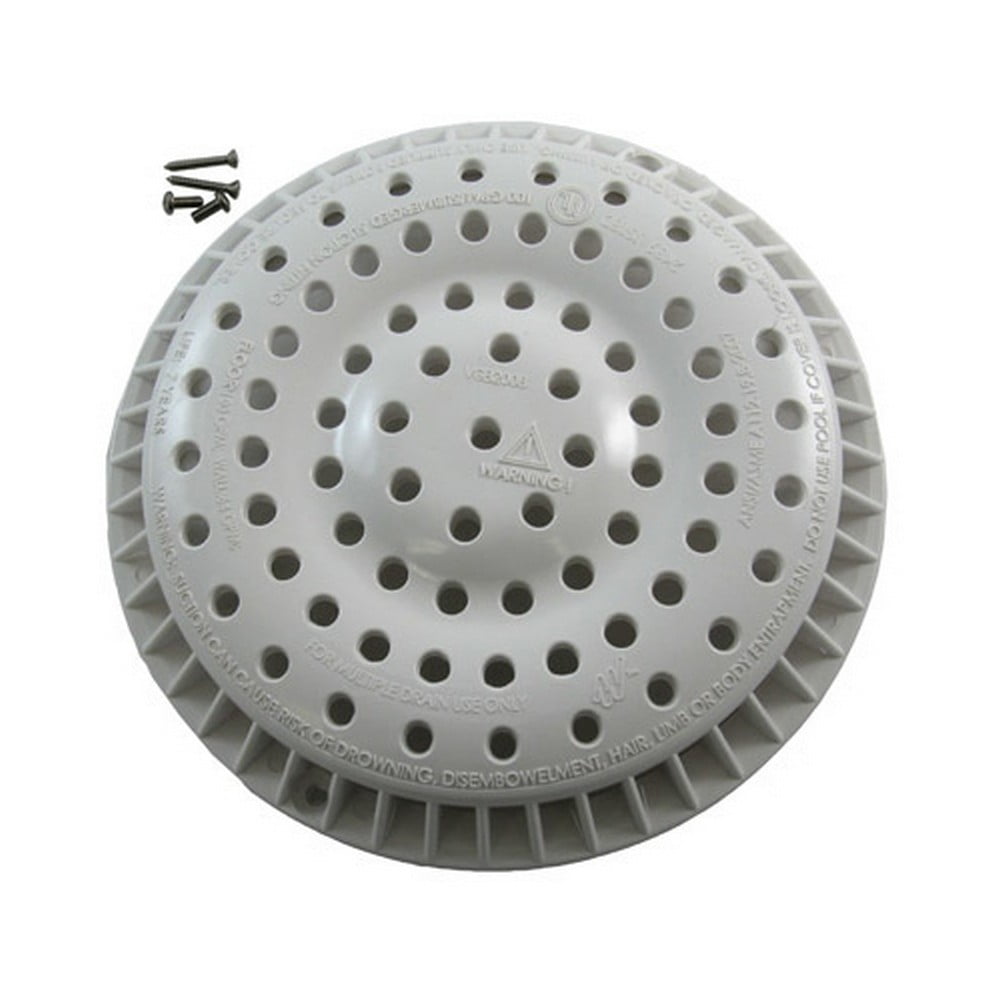 Waterway 642-2150 8" Anti-Vortex Main Drain Cover - White - Walmart.com