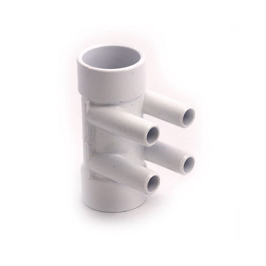 Waterway 672-4140 Manifold, PVC, Waterway, 1-1/2"S x 1-1/2"S x (4) 3/4 ...