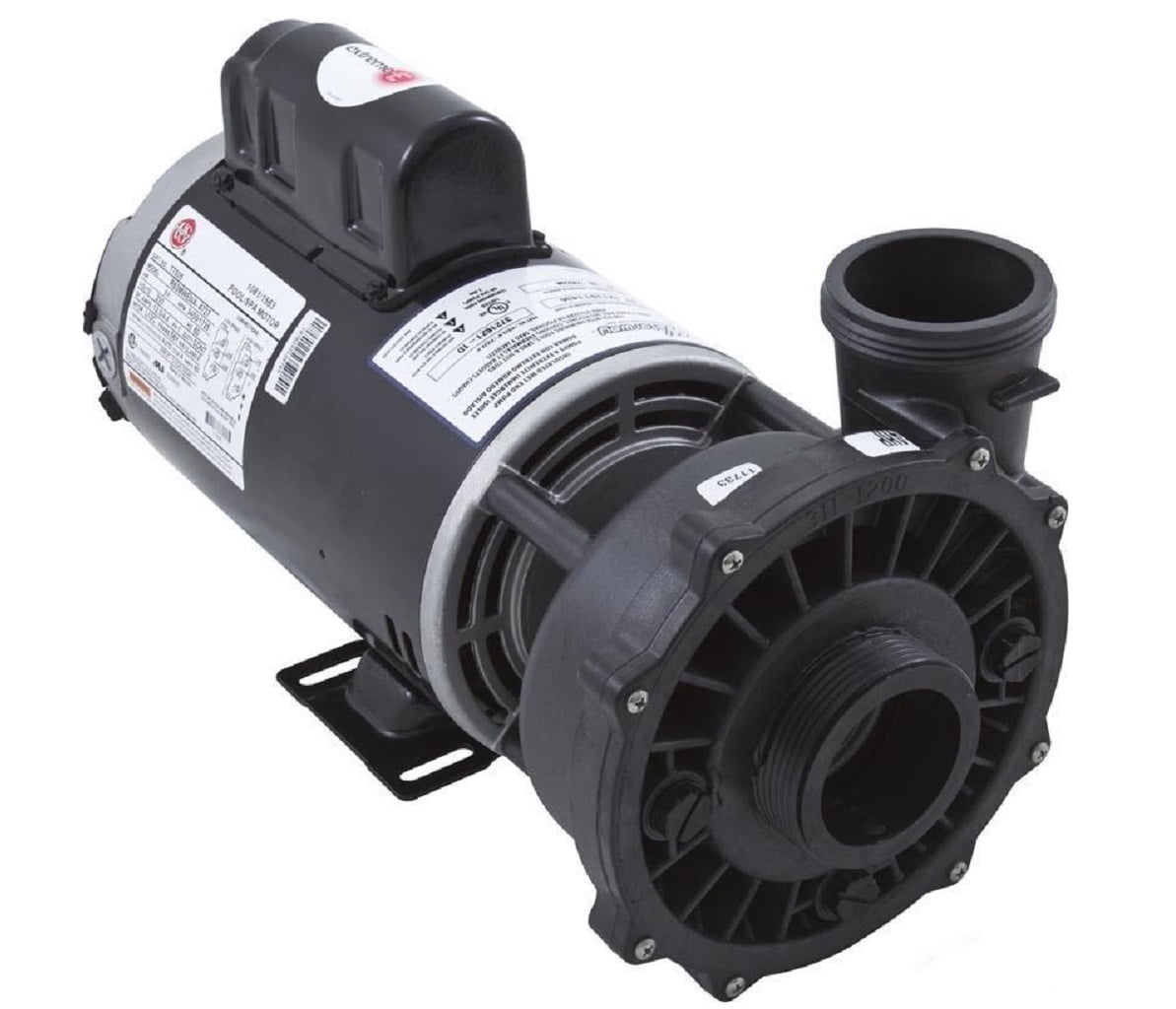 Waterway Executive 56-Frame 4HP Dual-Speed Spa Pump with Motor, 2in ...