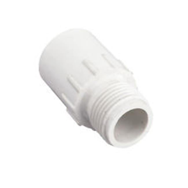 Waterway Plastics 0.75 SB x 0.75 S in. Smooth Barb Adapter PVC Fitting ...