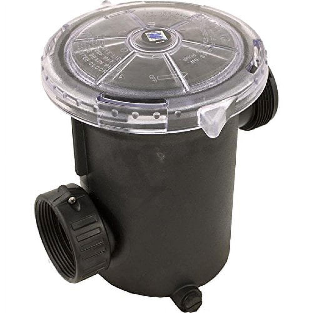Waterway Plastics 310-6600 Spa Pump Trap Assembly, 6", Black - Walmart.com