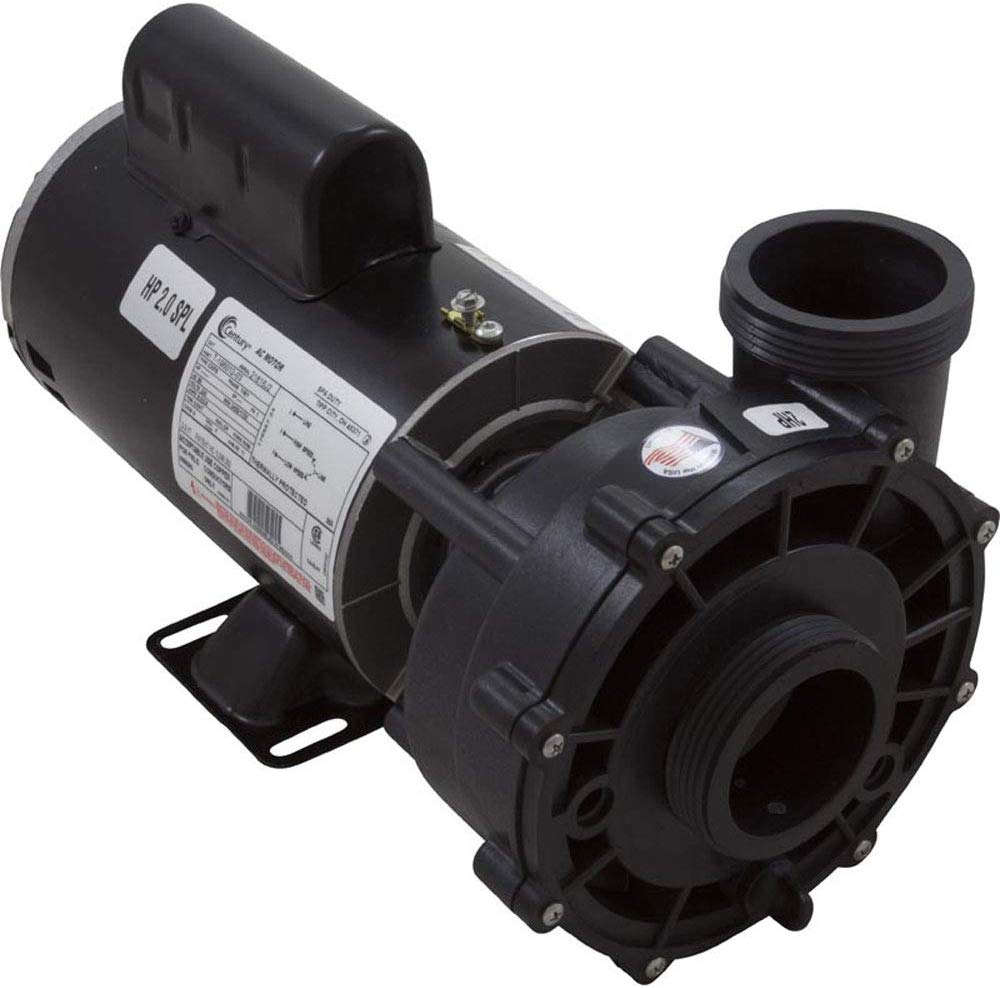 Waterway EX 2 48-Frame 2HP Dual-Speed Spa Pump, 2in. Intake, 2in ...