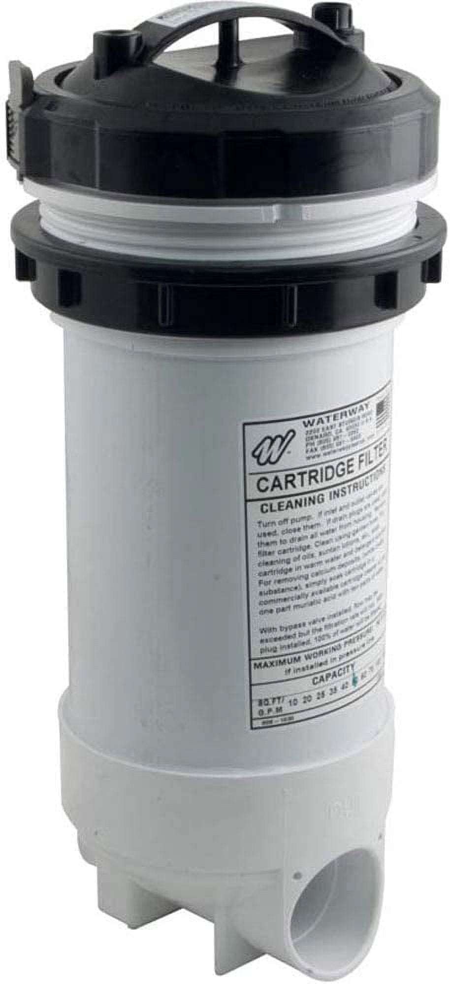 Waterway Plastics 50 Sqft 2 in. Top Load Cartridge Filter with Bypass ...