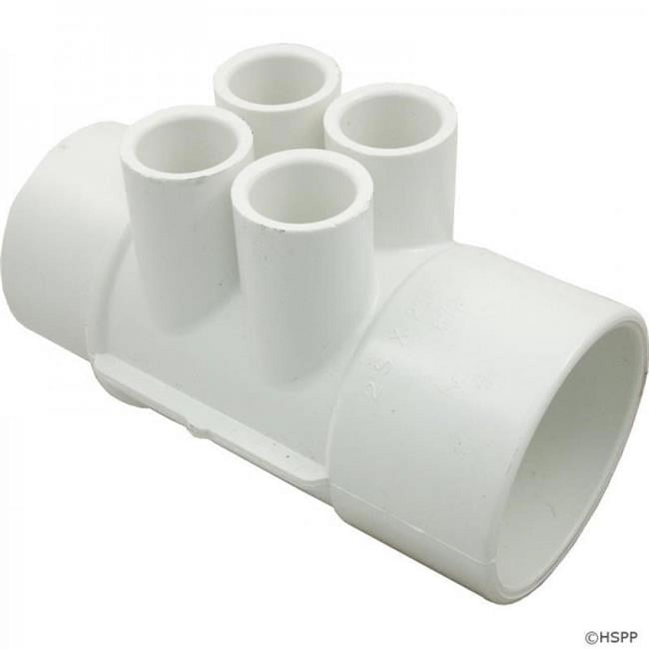 Waterway Plastics 672-4250 2 in. x 2 in. Spg Manifold Pvc Waterway Pipe ...