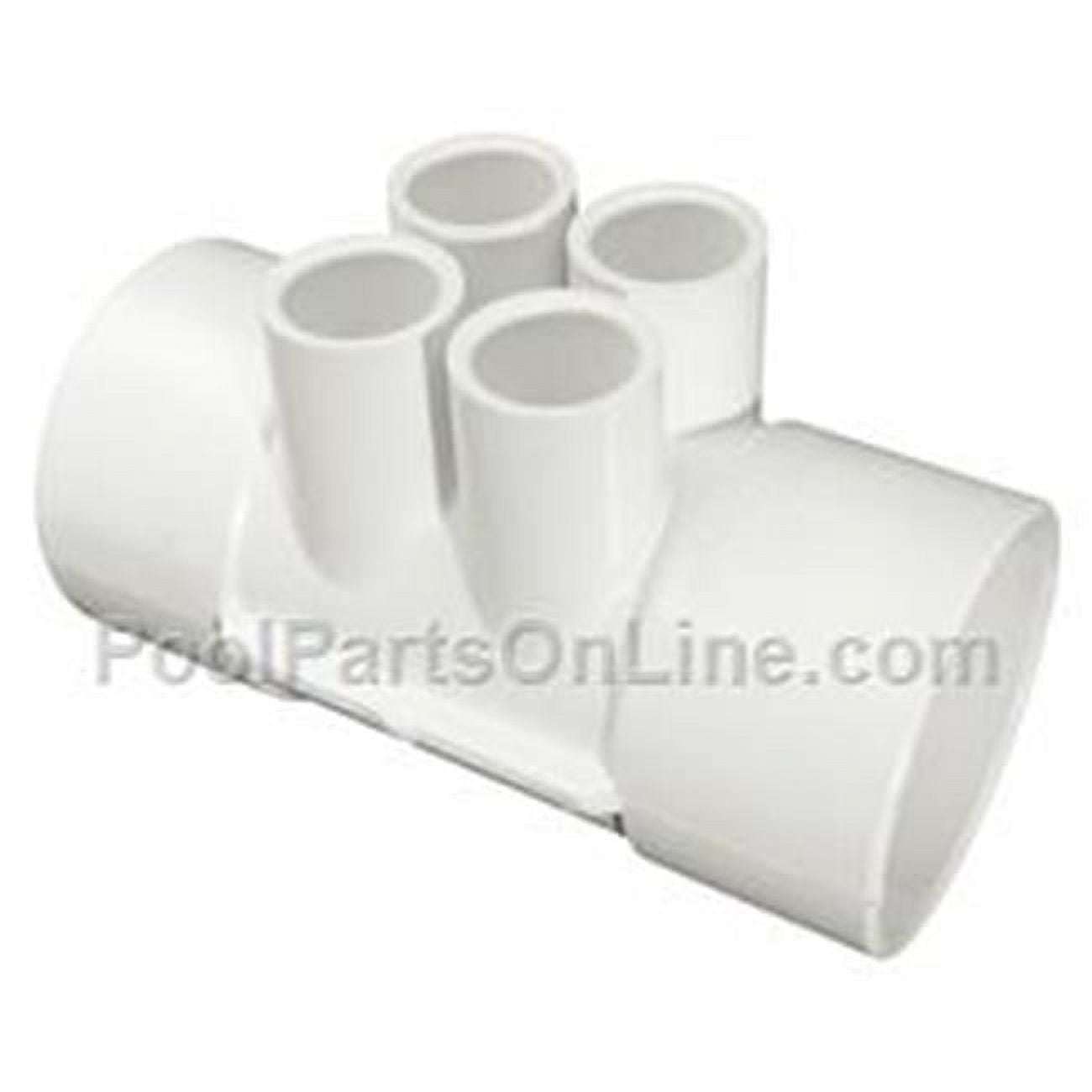 Waterway Plastics 672-4430 2 x 2 x 0.5 in. S Ports PVC Manifold ...