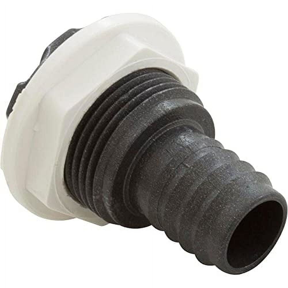 Waterway Plastics 806105536686 3/4" b Swirl Dark Gray Bulkhead Fitting ...