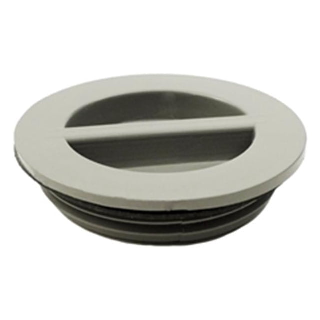 Waterway Plastics WW4004147B 1.5 in. Flush Plug with Gasket, Gray ...