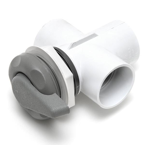 Waterway Vertical 2-Port 5-Scallop 2in. Diverter Valve, Gray 600-3047B ...