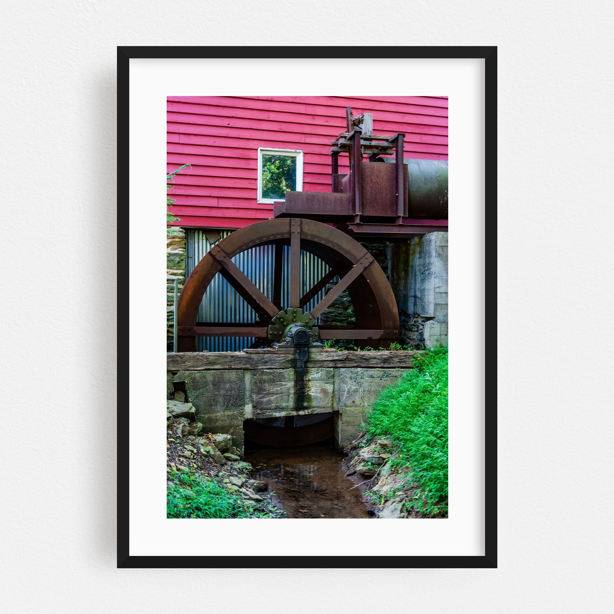 Waterwheel at Wallace Cross Mill - Felton Pennsylvania Photography ...