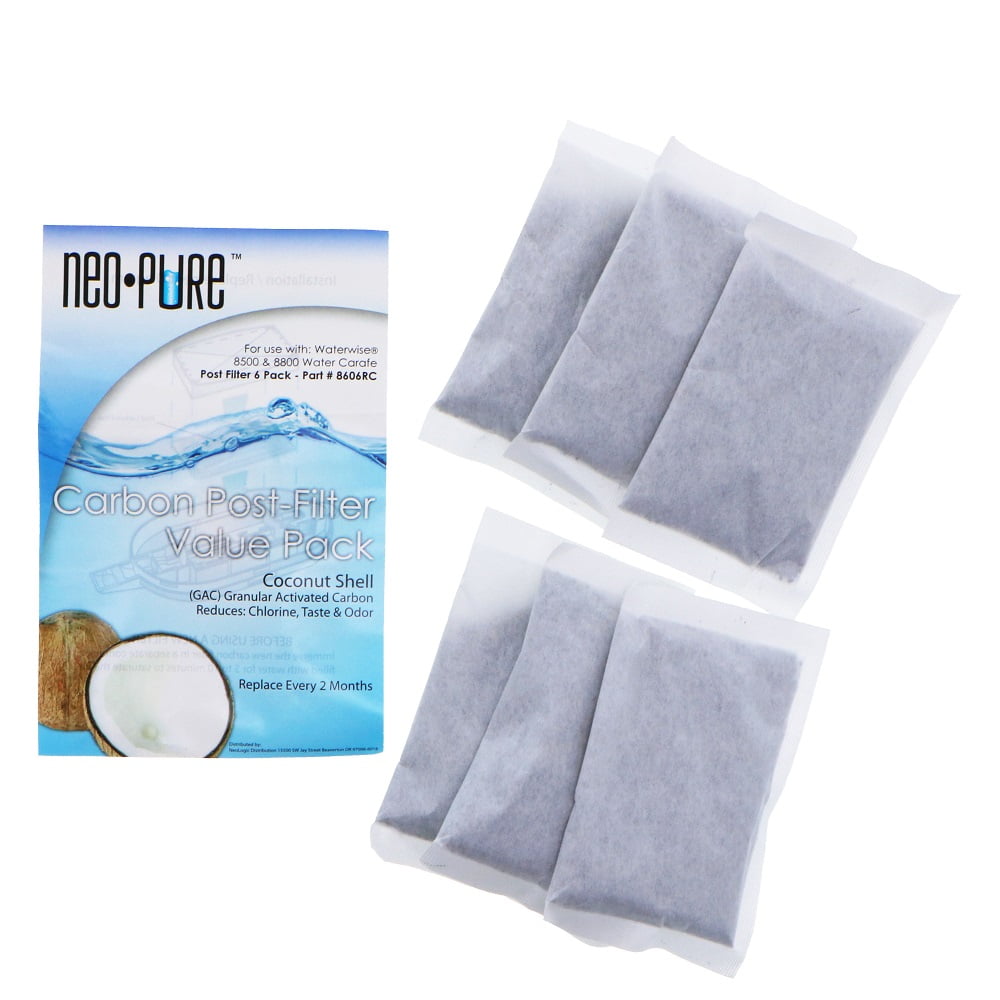 Waterwise Distiller Carbon Post-Filter Bags, 6-Pack by Neo-Pure ...
