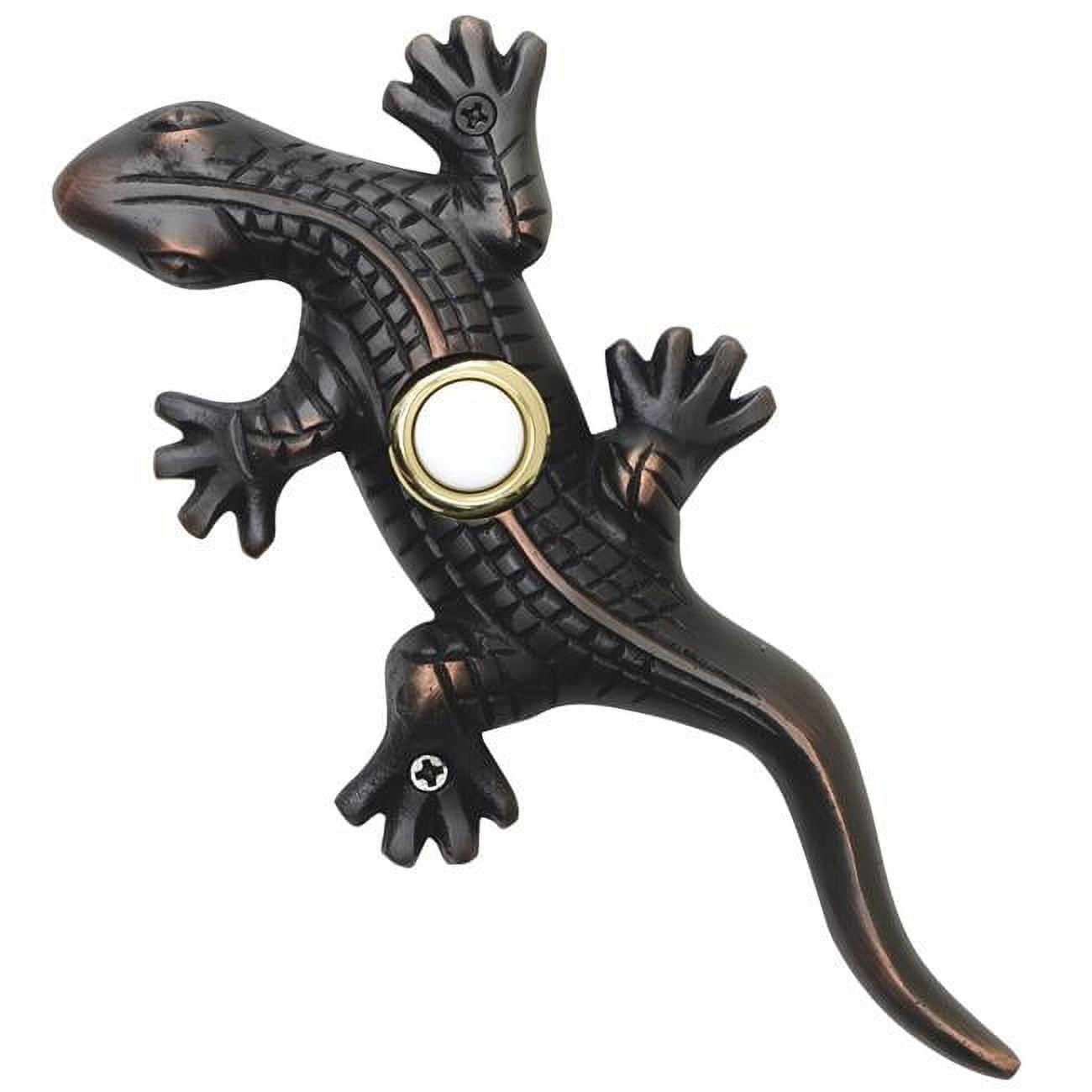 Waterwood WW149ORB Solid Brass Small Lizard & Gecko Doorbell in Oil ...