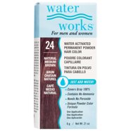 Water Works Permanent Powder Hair Color #23 Natural Dark Brown (6 Pack ...