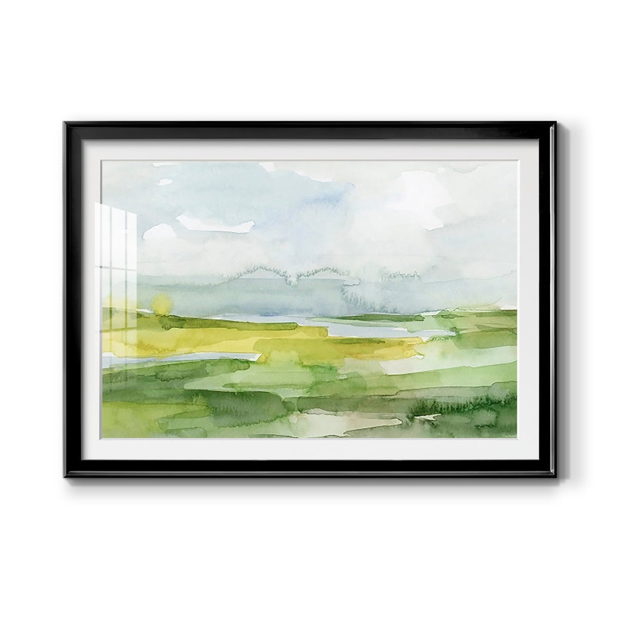 Watery Lowlands II Premium Framed Print - Ready to Hang - Walmart.com
