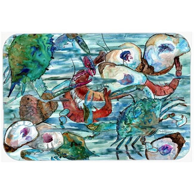 Watery Shrimp, Crabs & Oysters Mouse Pad, Hot Pad or Trivet - Walmart.com