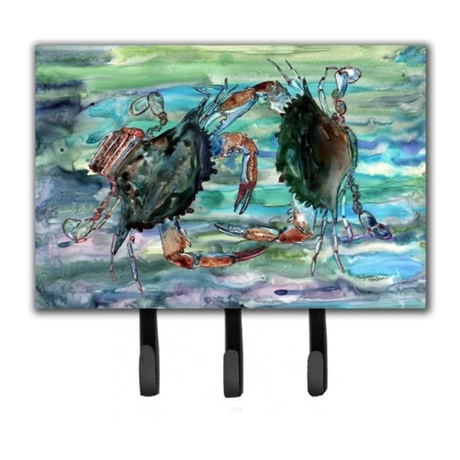 Watery Teal And Purple Crabs Leash & Key Holder - Walmart.com