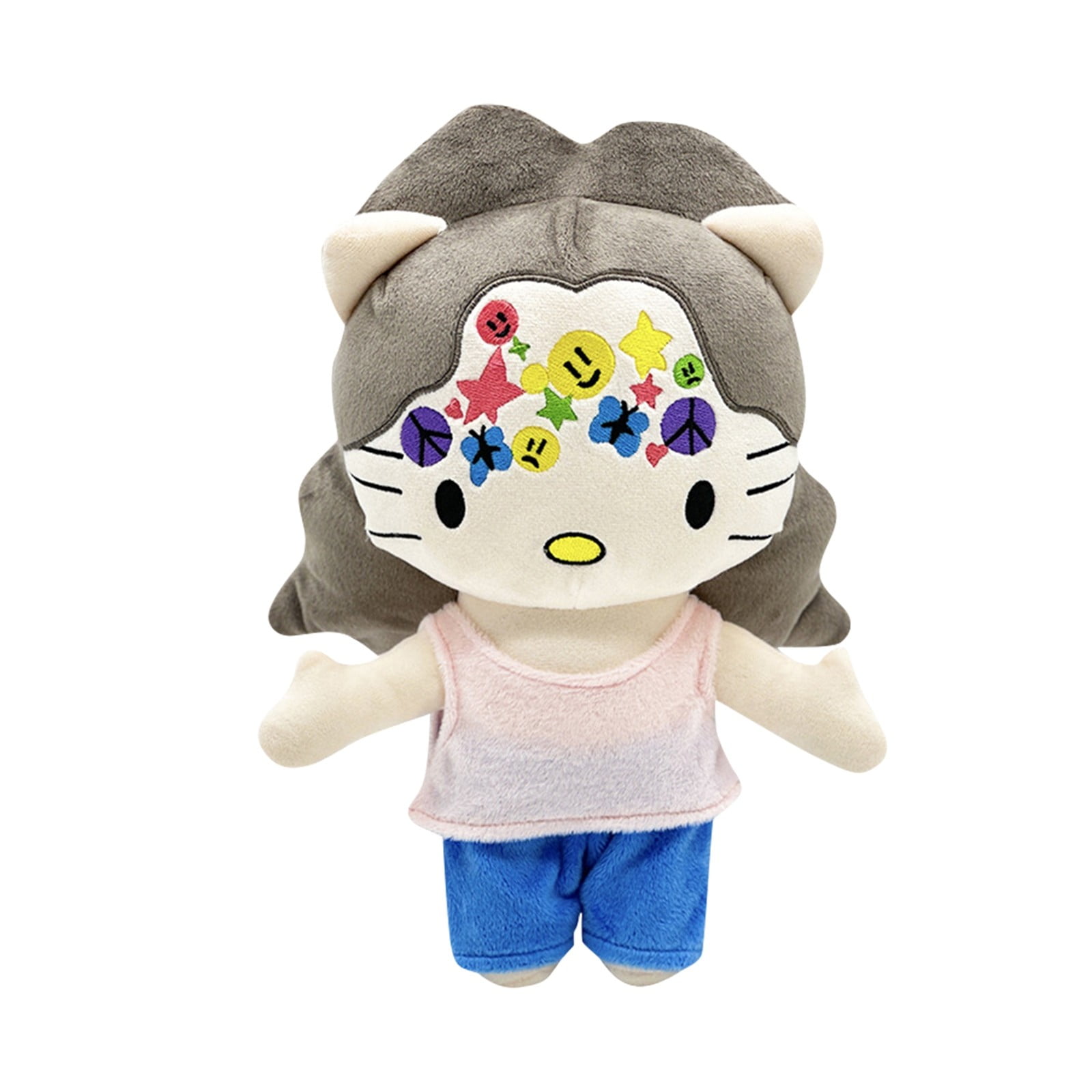 Watey Hello Kitty x Singer Plush, 11.4" Hello Kitty Stuffed Animals ...