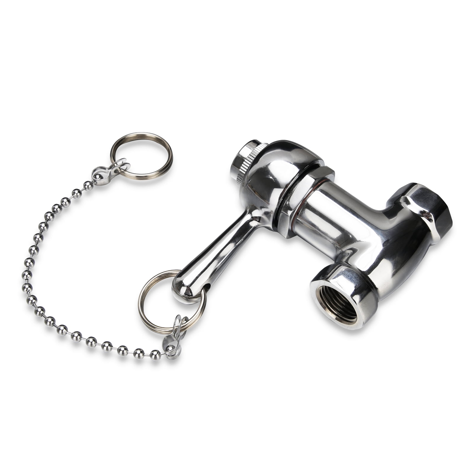 Watflow Chrome Heavy Duty Self-Closing Shower Valve with Pull Chain and ...