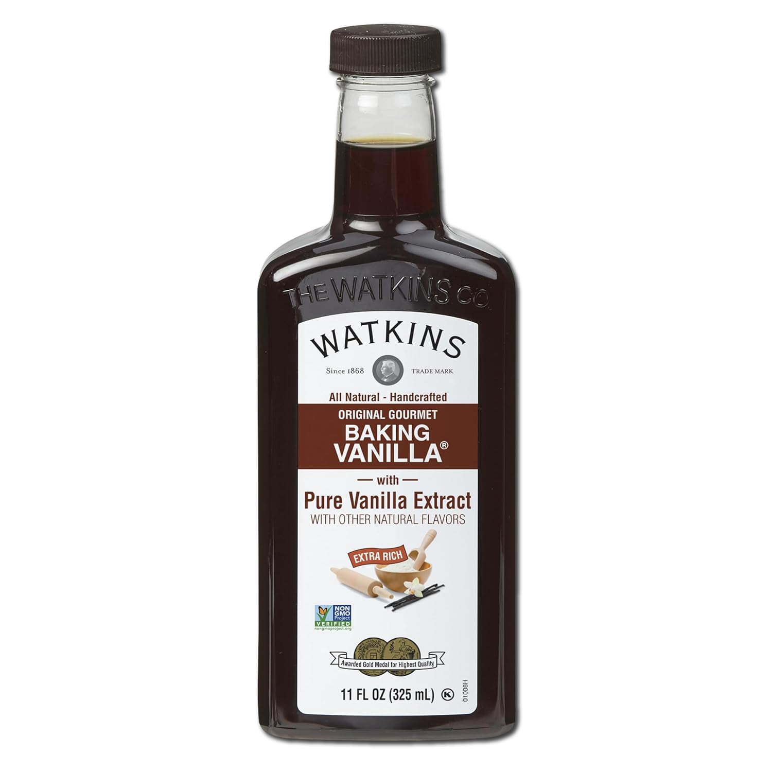 Watkins All Natural Original Gourmet Baking Vanilla, with Pure Vanilla ...