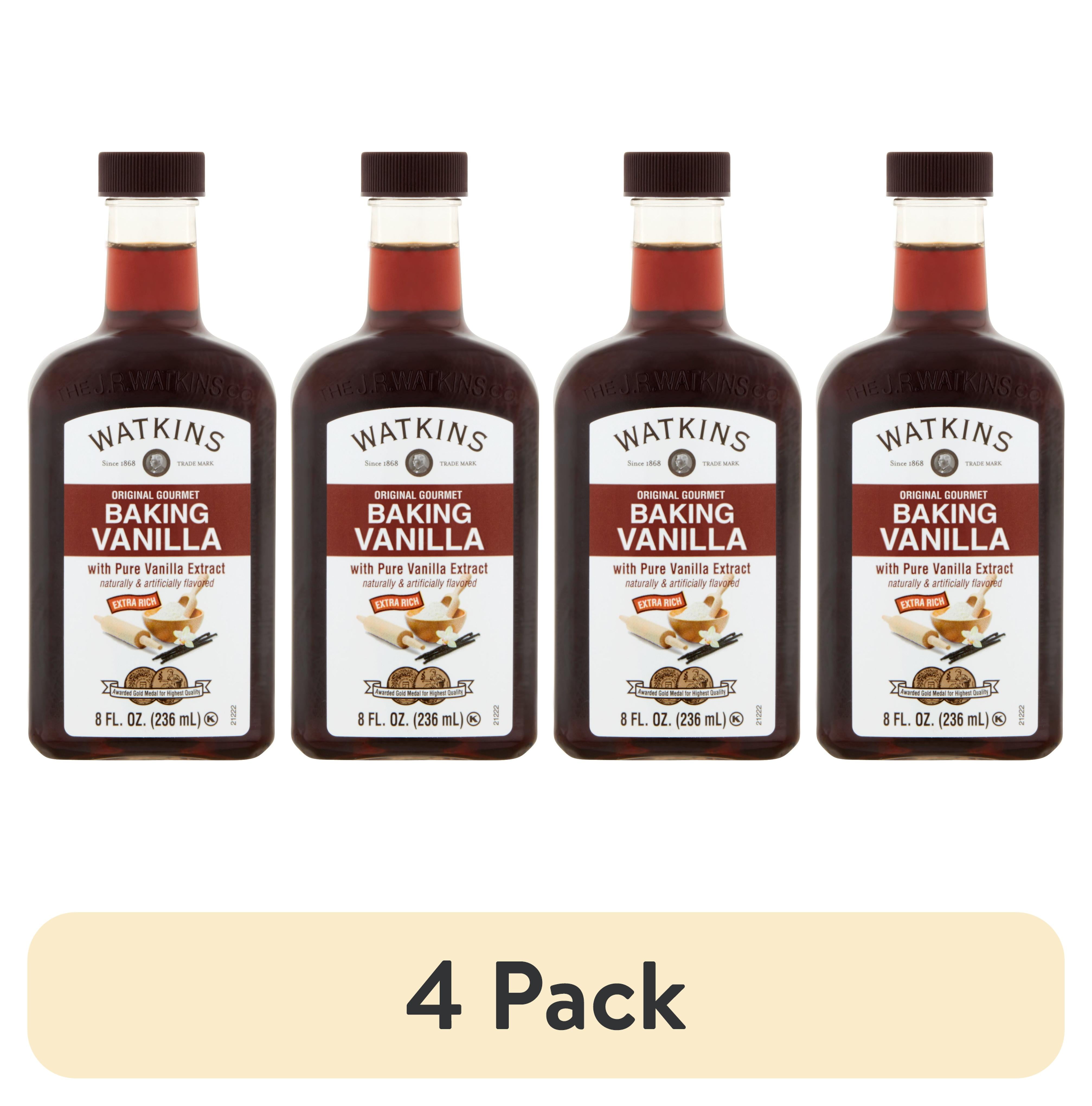 (4 pack) Watkins All Natural Original Gourmet Baking Vanilla, with Pure ...