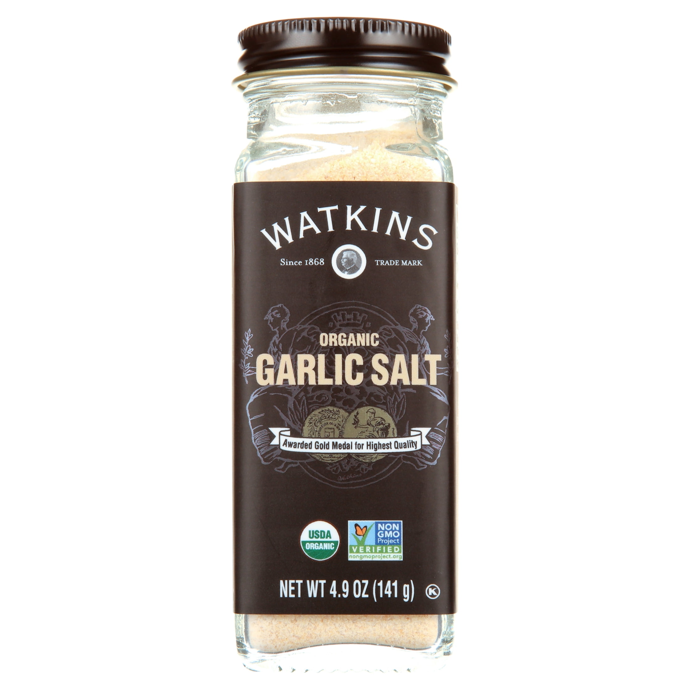 Watkins Gourmet Organic Spice Jar, Garlic Salt, 4.9 oz - Walmart.com