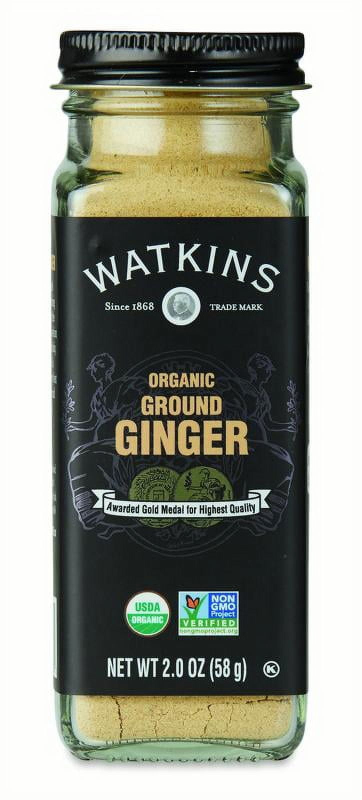 Watkins Gourmet Organic Spice Jar, Ground Ginger, 2 oz - Walmart.com