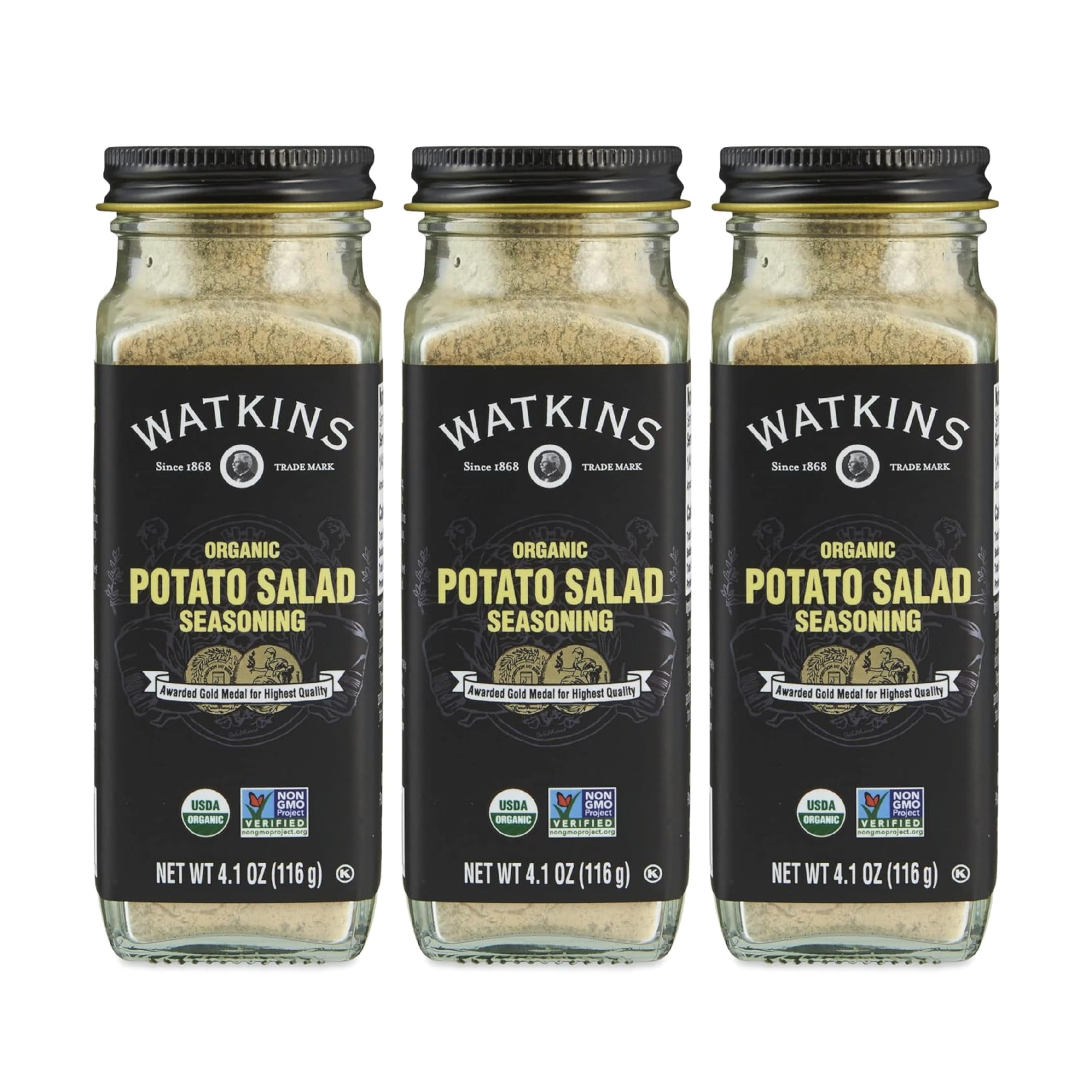 Watkins Gourmet Organic Spice TSF6 Jar, Potato Salad Seasoning,4.1 ...