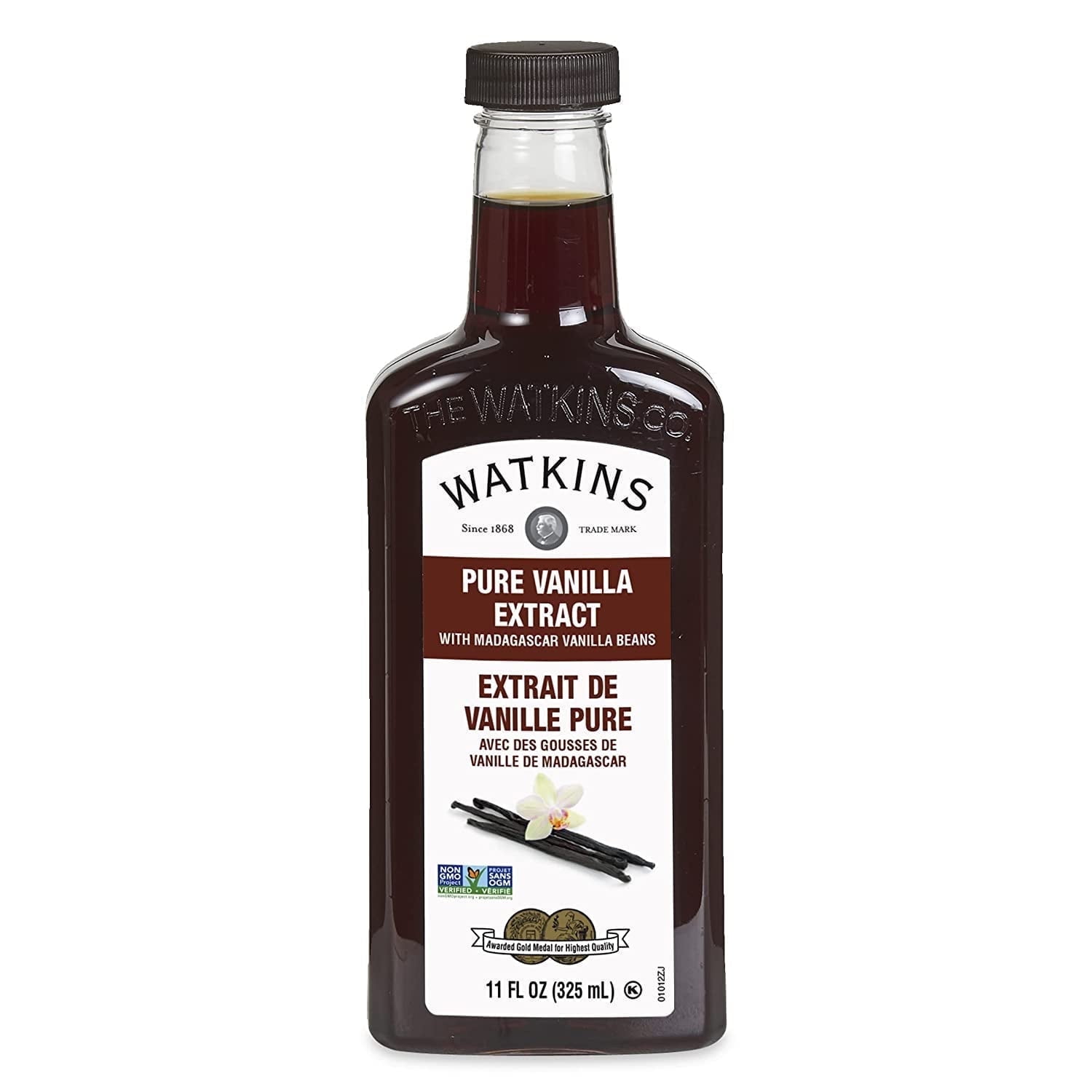 Watkins Madagascar Bourbon Pure Vanilla Extract - 11 fl oz Pack of 3 ...