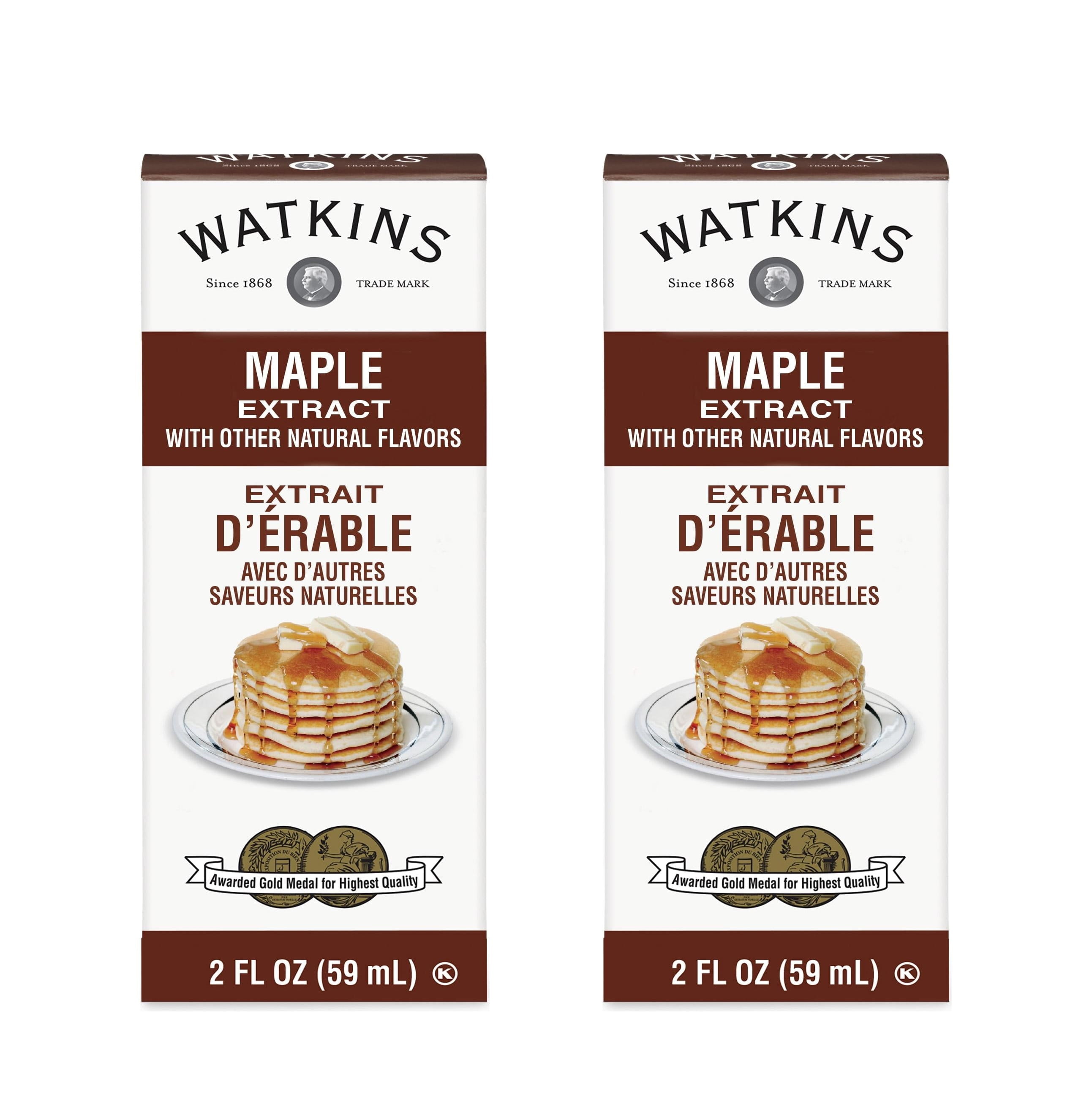 (2 pack) Watkins Maple Extract with Other Natural Flavors, 2 fl oz ...