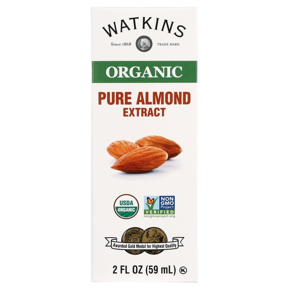 Watkins Organic Almond Extract 2 fl. oz. (Liquid, Ambient, Plastic ...