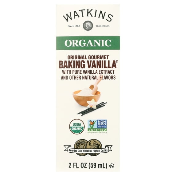Watkins Organic Original Gourmet Baking Vanilla, with Pure Vanilla ...