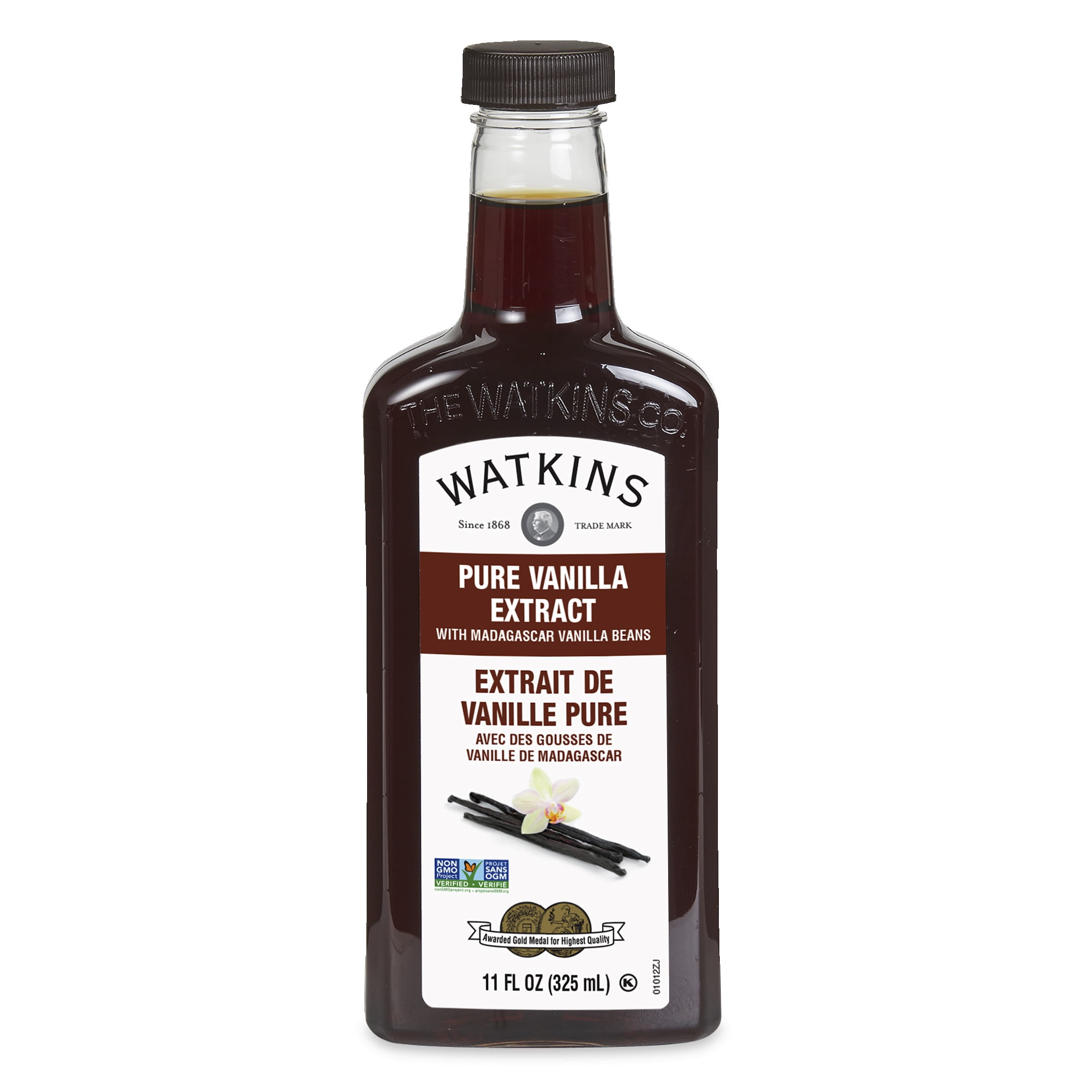 Watkins Pure Madagascar Bourbon Vanilla Extract, Rich Flavor, Gluten ...