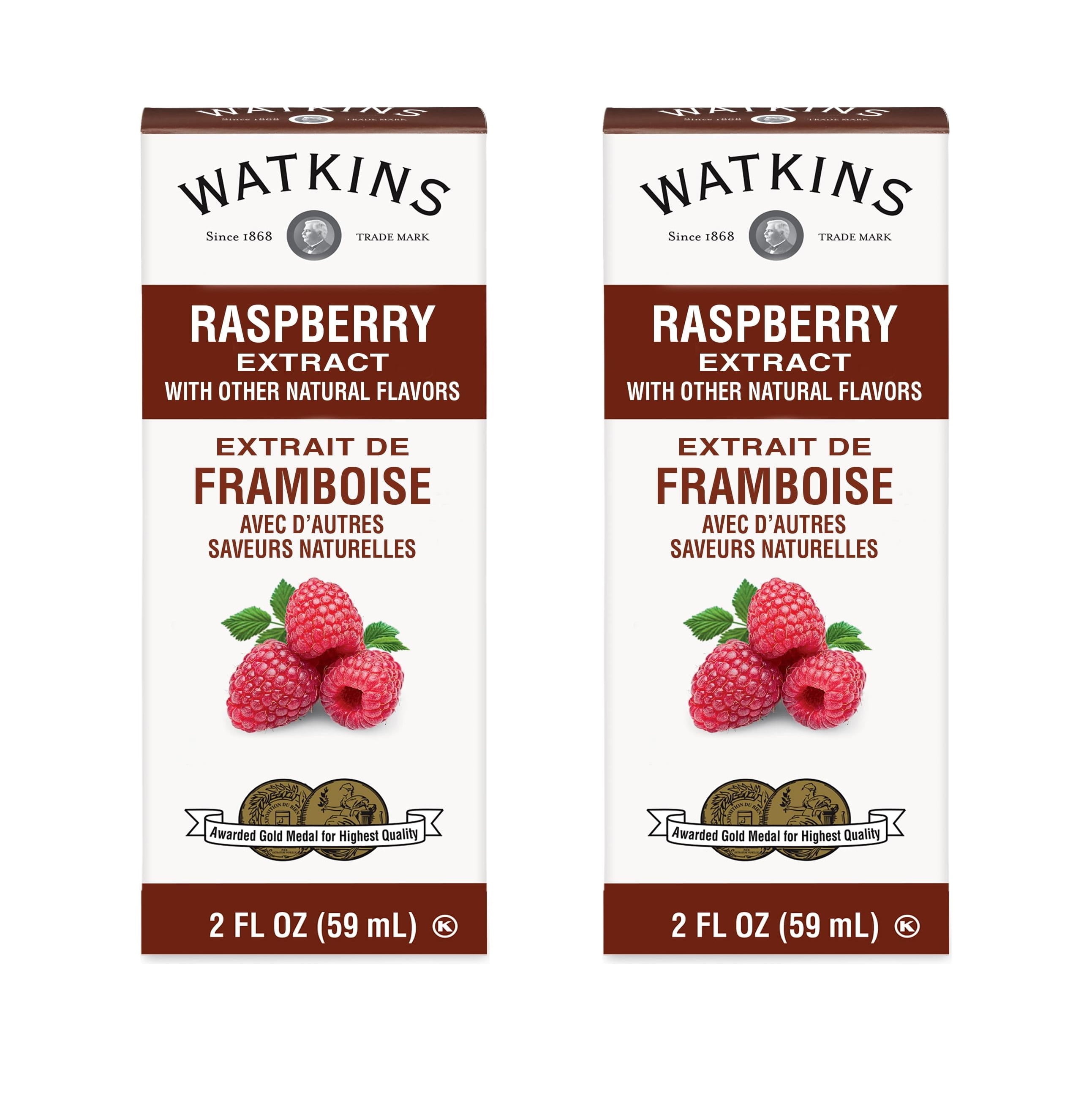 (2 pack) Watkins Raspberry Extract with Other Natural Flavors, 2 fl oz ...