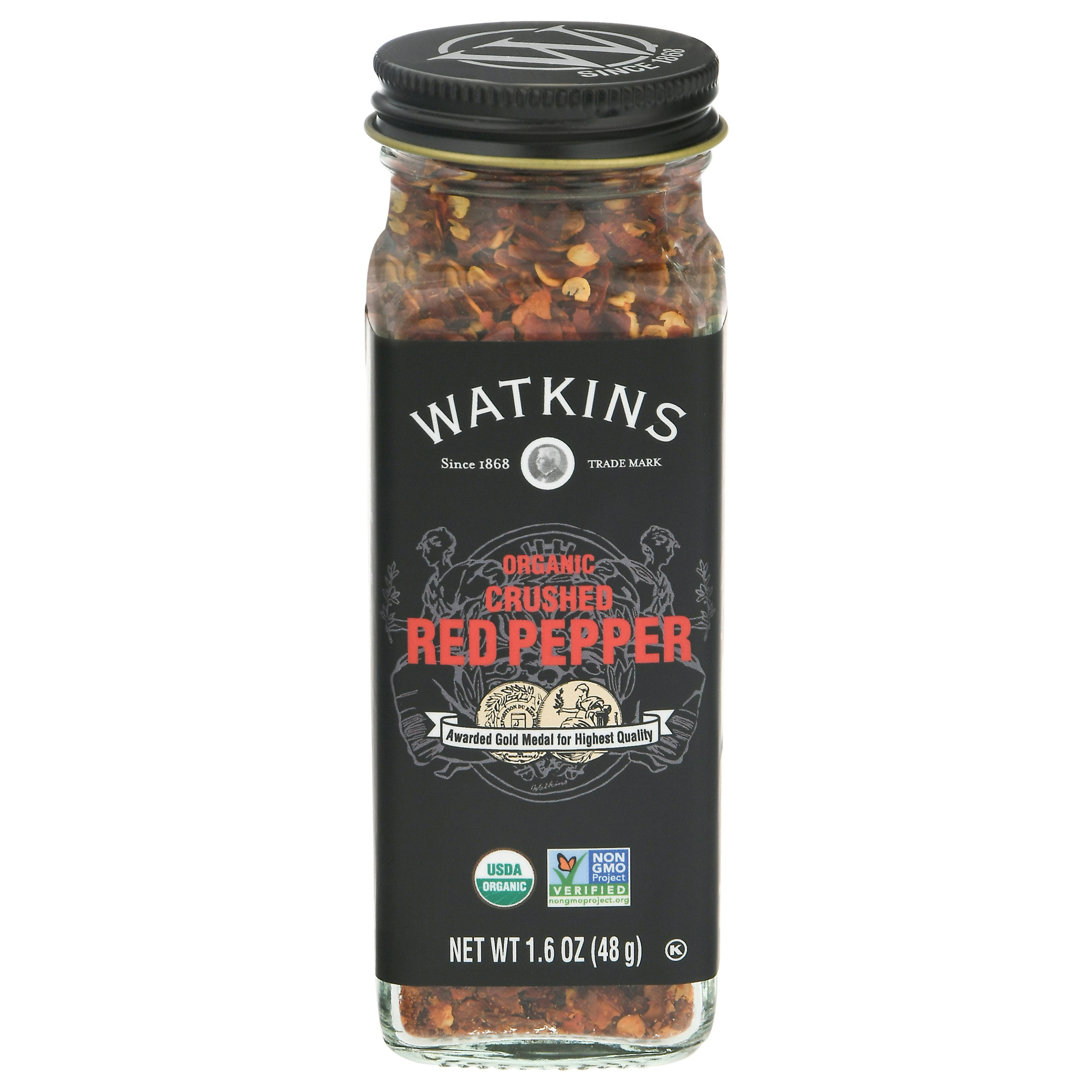 Watkins Seasoning Red Pepper Crush Organic 1.6 oz (Pack Of 6) - Walmart.com