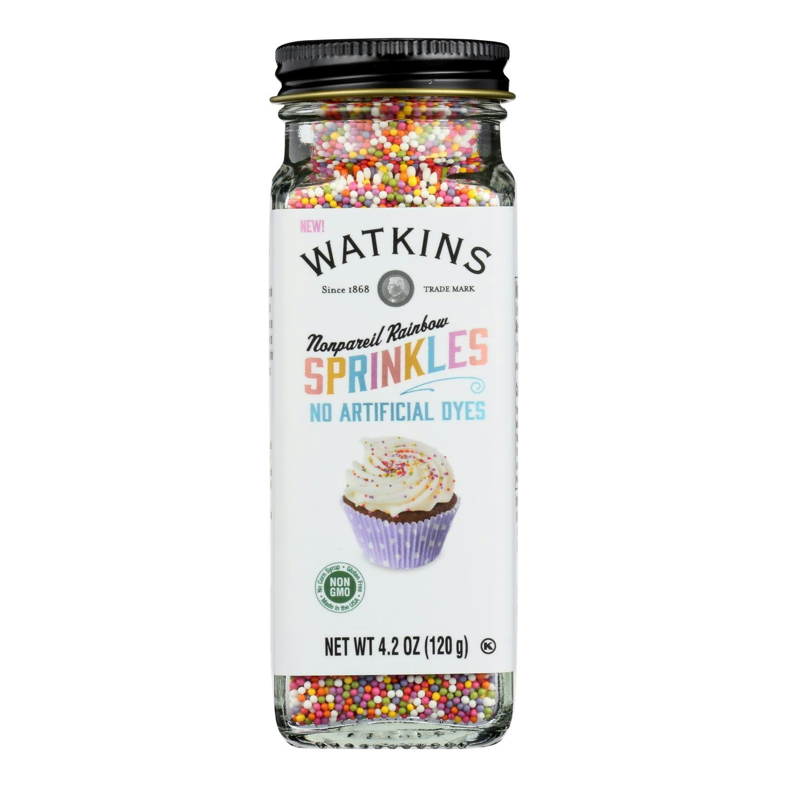 Watkins Sprinkles Rainbow Nonpareils 4.2 oz (Pack Of 6) - Walmart.com