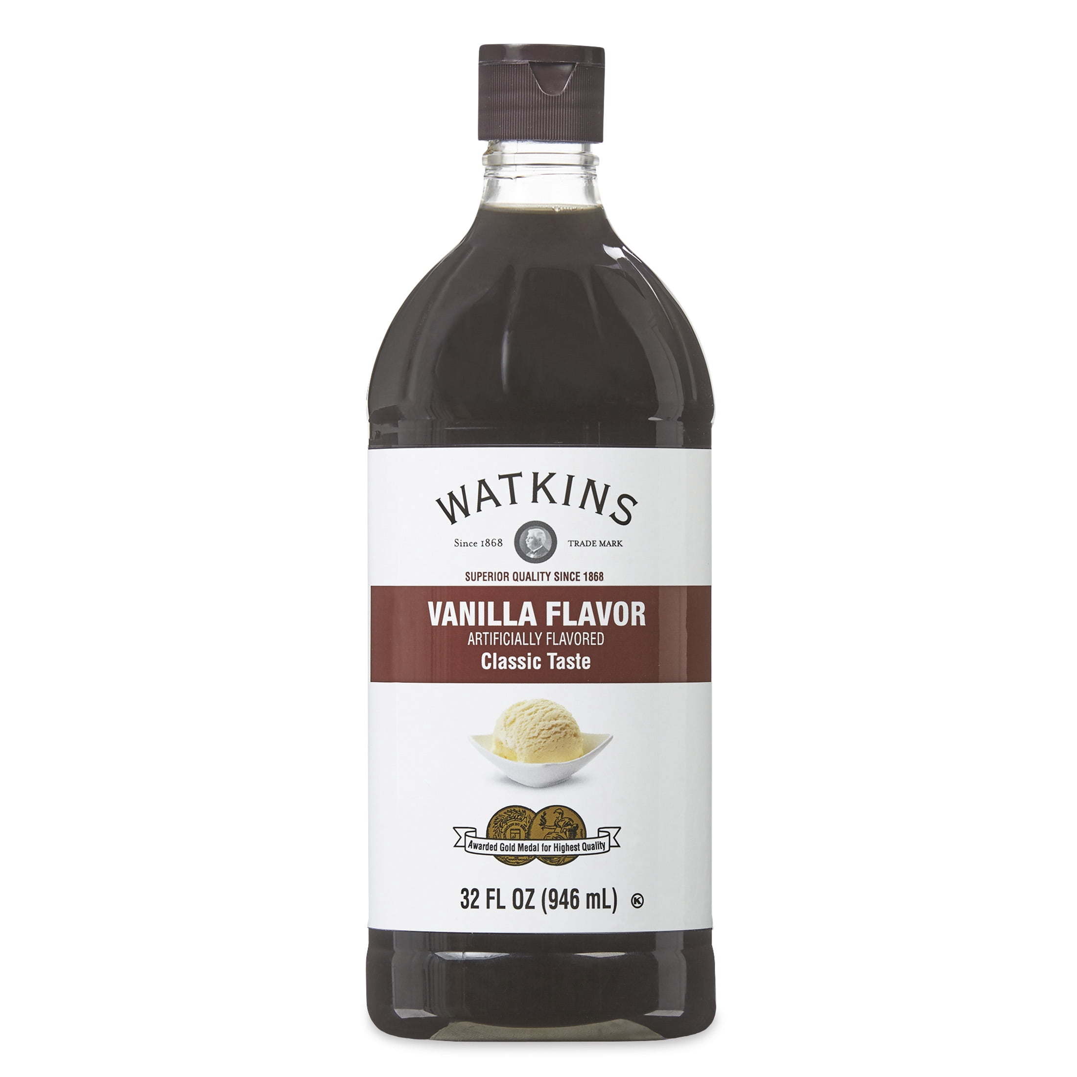 Watkins Vanilla Flavor, 32 fl oz (Baking Extract, Plastic Container ...