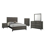 Brantford 5-piece Queen Storage Bedroom Set with Dresser, Mirror, and ...
