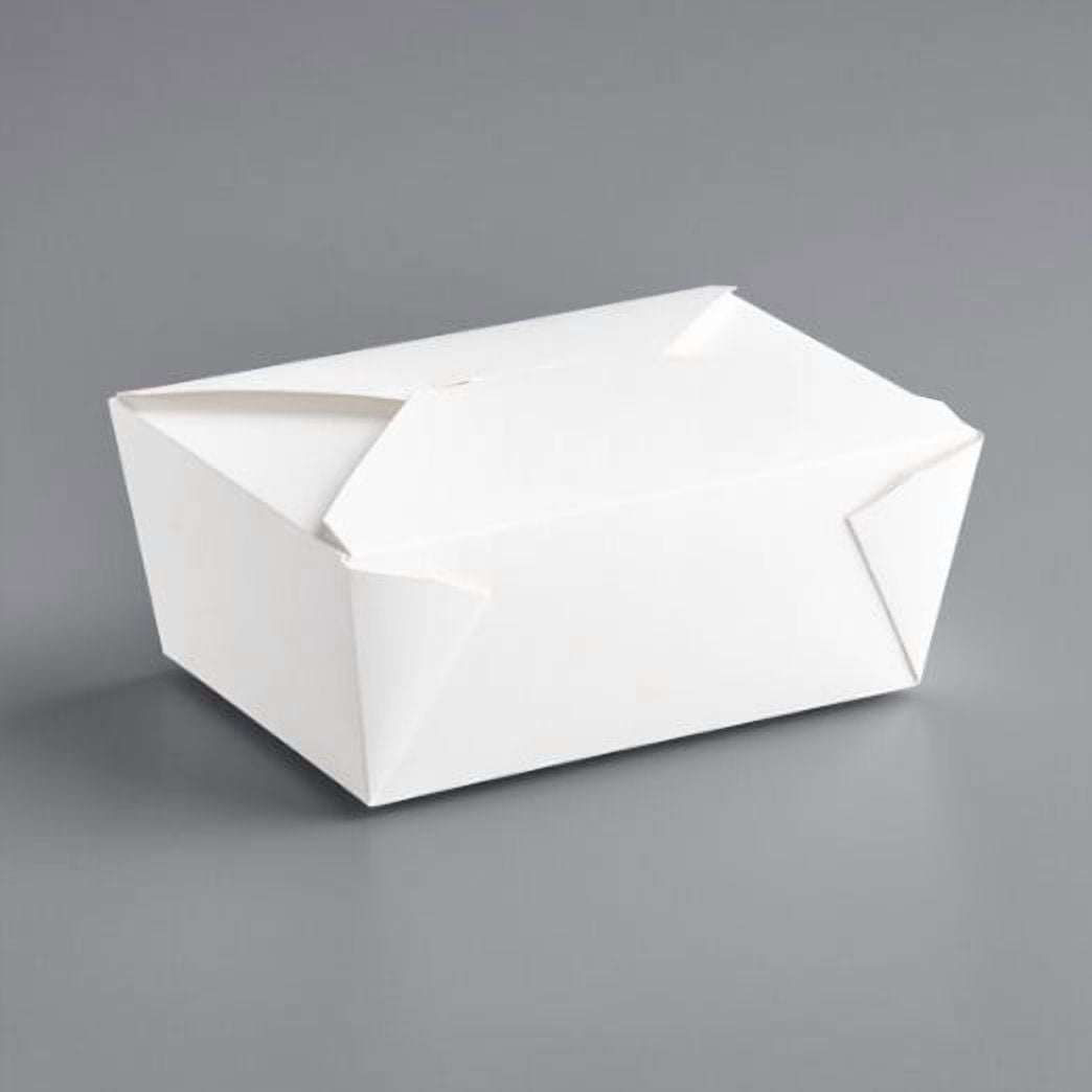 Watson Distributing #4 Take-Out Container Microwaveable Folded Paper 8. ...