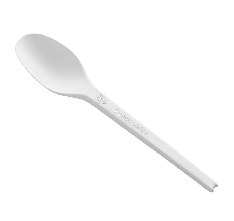 Watson Distributing Heavy Duty Disposable Spoon White 6.5 Inch - 100 ...