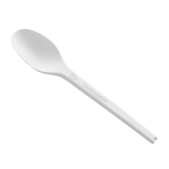 Watson Distributing Heavy Duty Disposable Spoon White 6.5 Inch - 100 ...