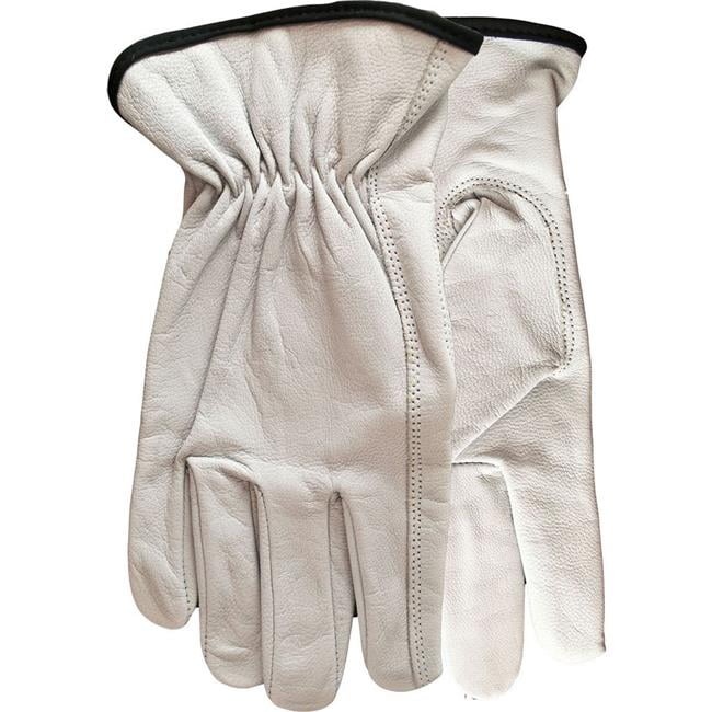 Watson Gloves 546-M Mens Scapegoat Full Grain Goatskin Gloves - White ...