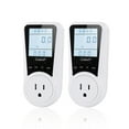 Watt Meter, Electricity Usage Monitor, Power Meter with Big LCD Display ...