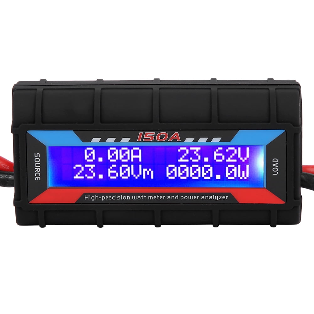 Watt Meter Power Analyzer LCD Digital Tester Volt Amp 150A for RC Model ...