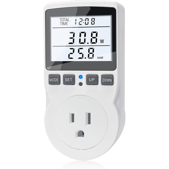 Watt Meter Power Plug Electricity Usa Monitor, Energy Monitor with ...
